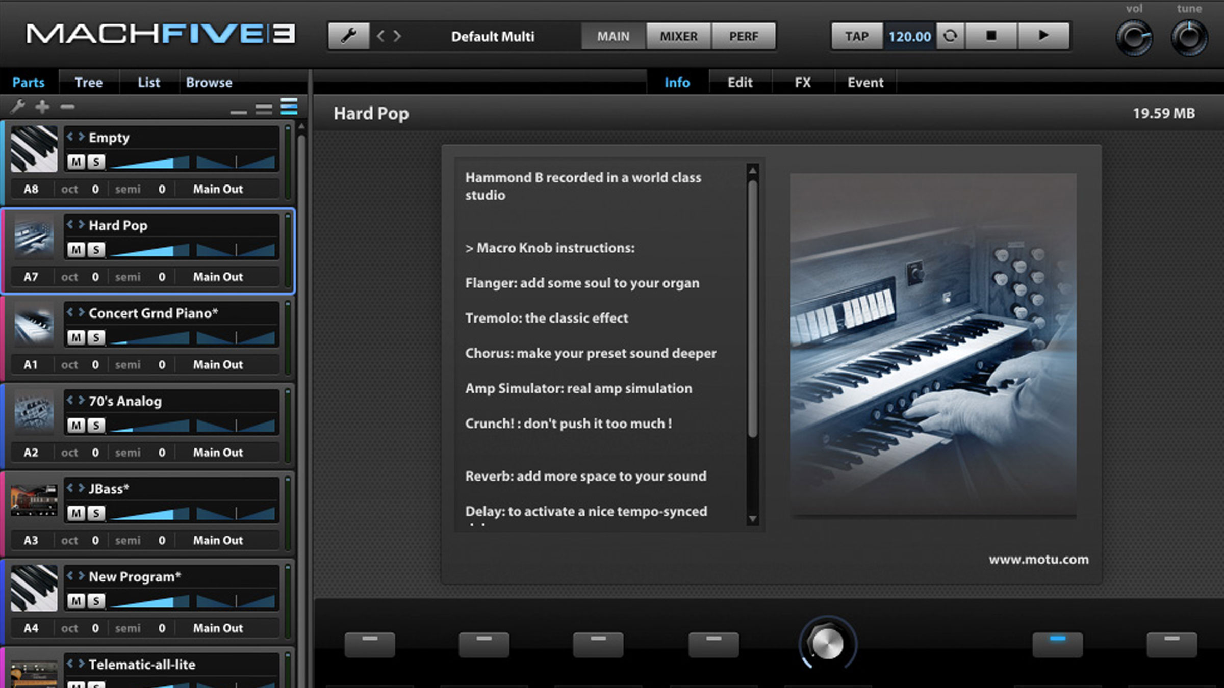 MachFive 3.2 is now shipping | News | MOTU.com