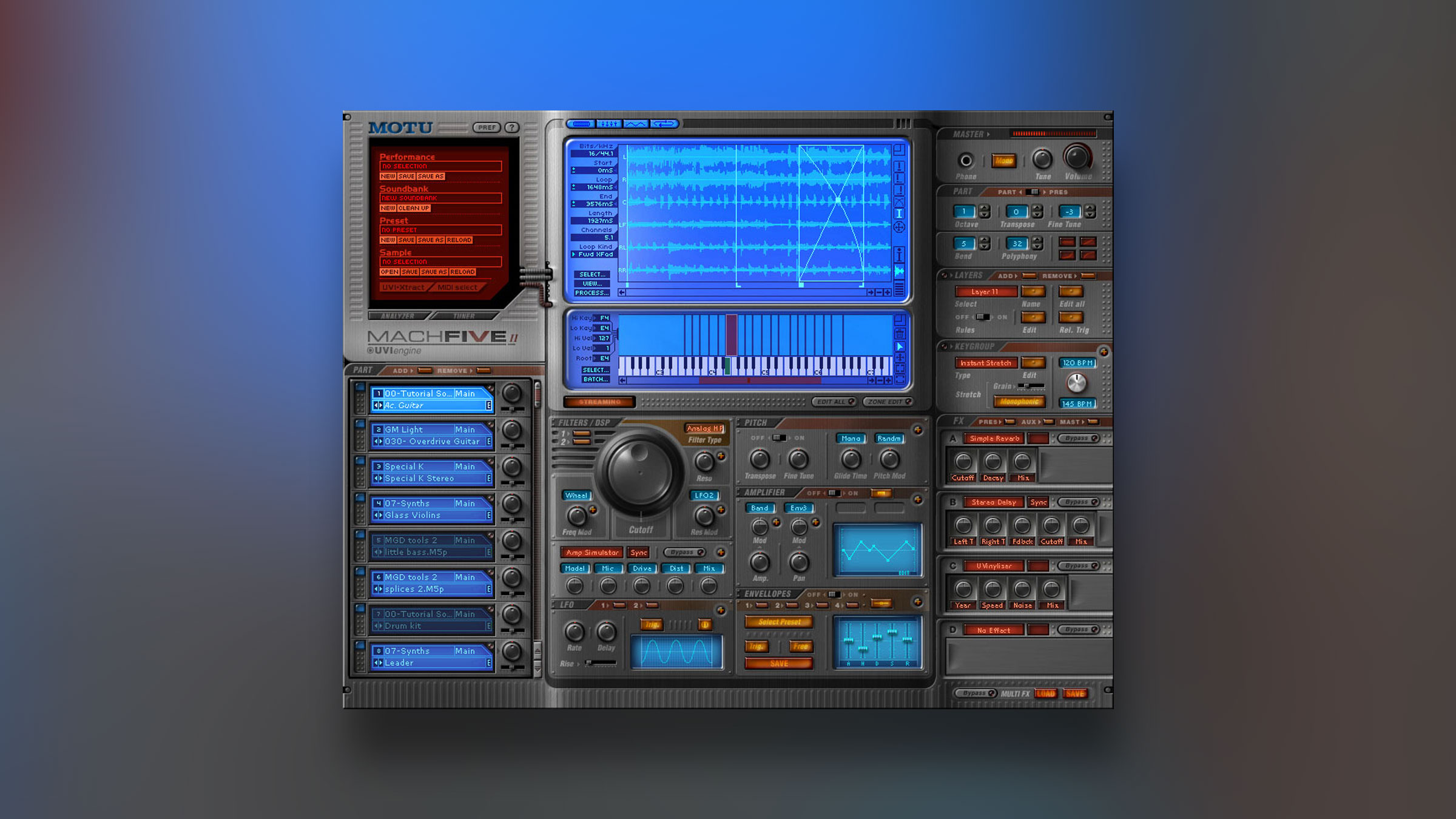 MachFive Version 2 Announced at NAMM 2005 | News | MOTU.com