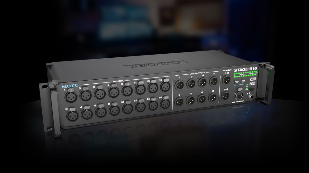 Introducing the Stage-B16 | News | MOTU.com