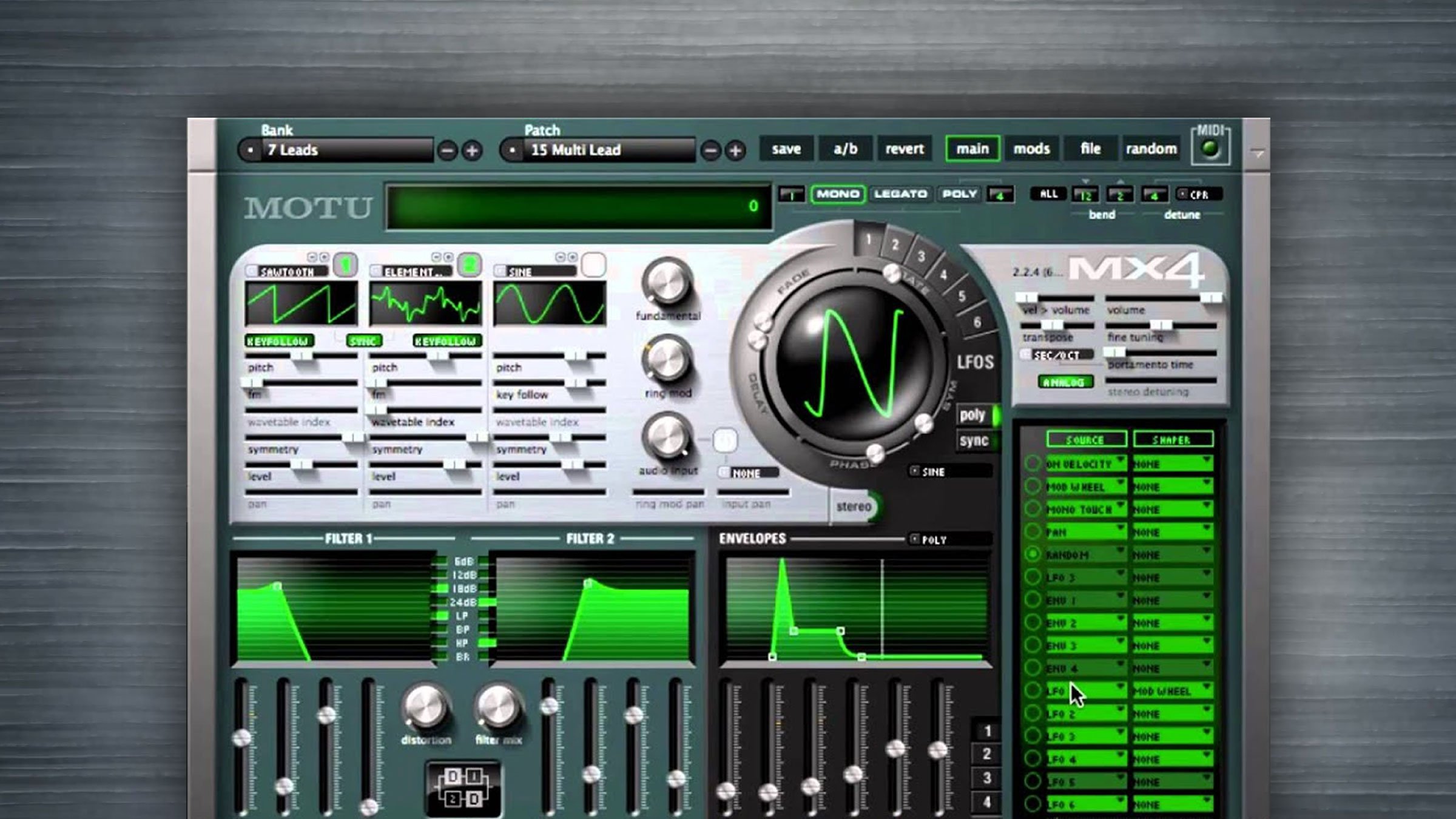 MX4 Version 2.2 now supports DP6 instrument pre-rendering | News | MOTU.com