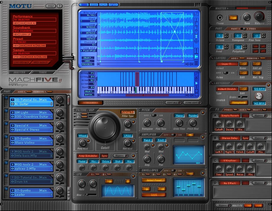 MachFive Version 2 Announced at NAMM 2005 | News | MOTU.com